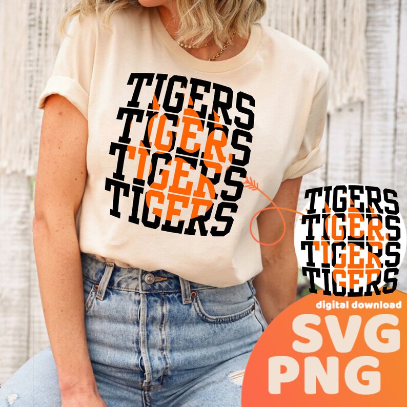 Tigers Stacked Paw SVG, Tigers Mascot Svg, Tigers Svg, Tigers Paw Svg, Stacked Tigers Svg,tigers ...