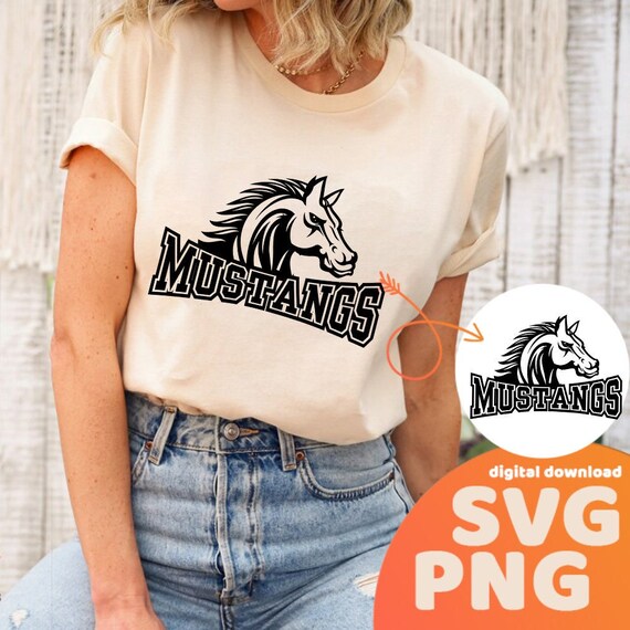 Logotipo De La Escuela De Mustangs