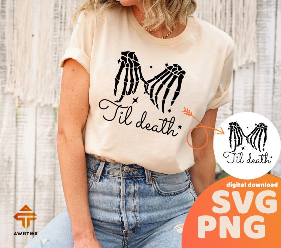 Til' Death Bride Svg/png, Engaged Gothic Svg, Engagement Gift ...
