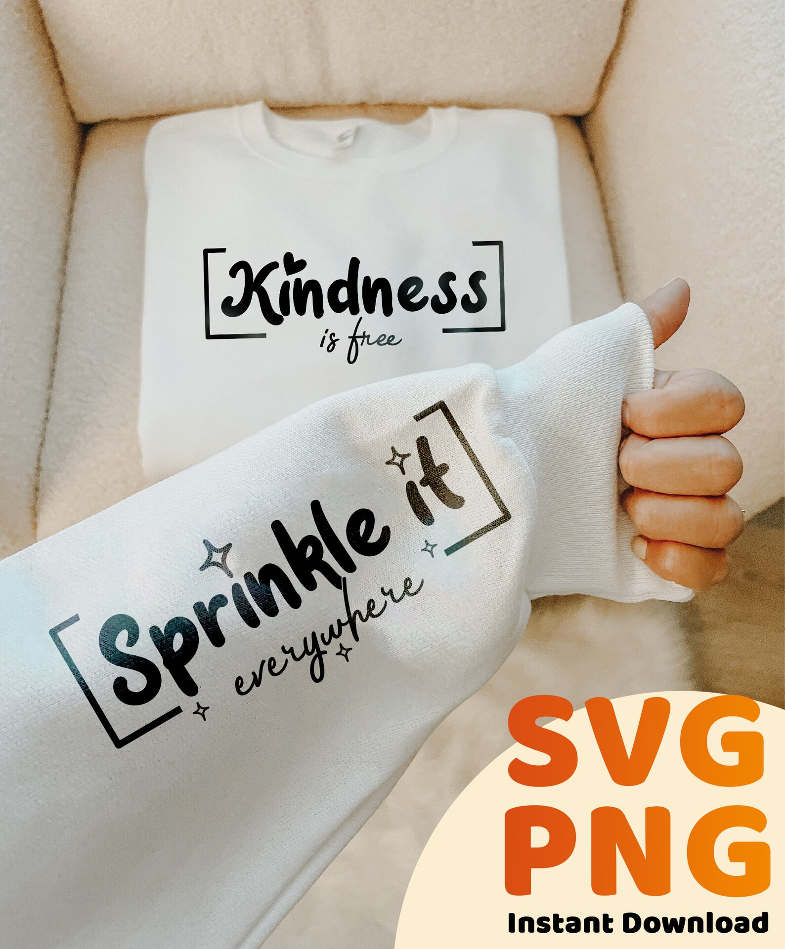 Kindness is Free Sprinkle It Everywhere Svg/png, Couple Matching Svg ...