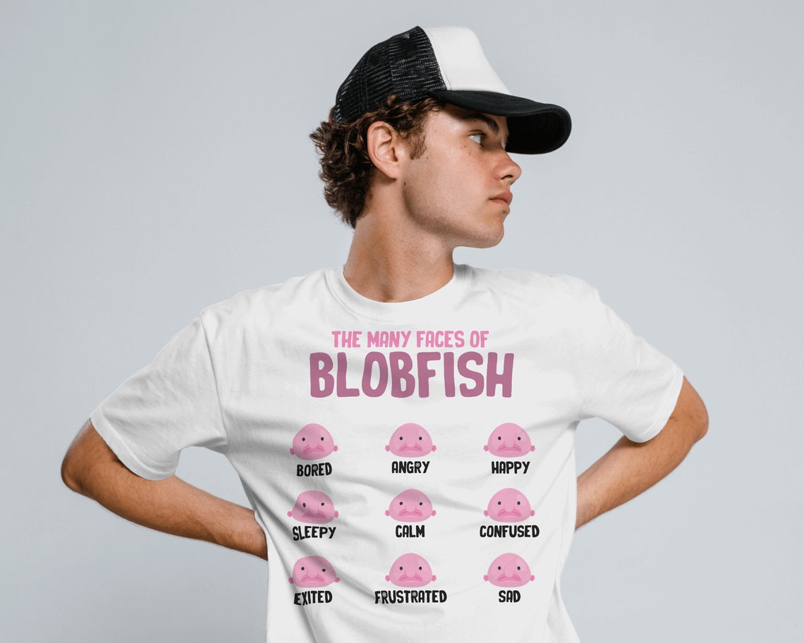 Blobfish Lovers Sweet Animals for Girls SVG, Blobfish Explanation the ...