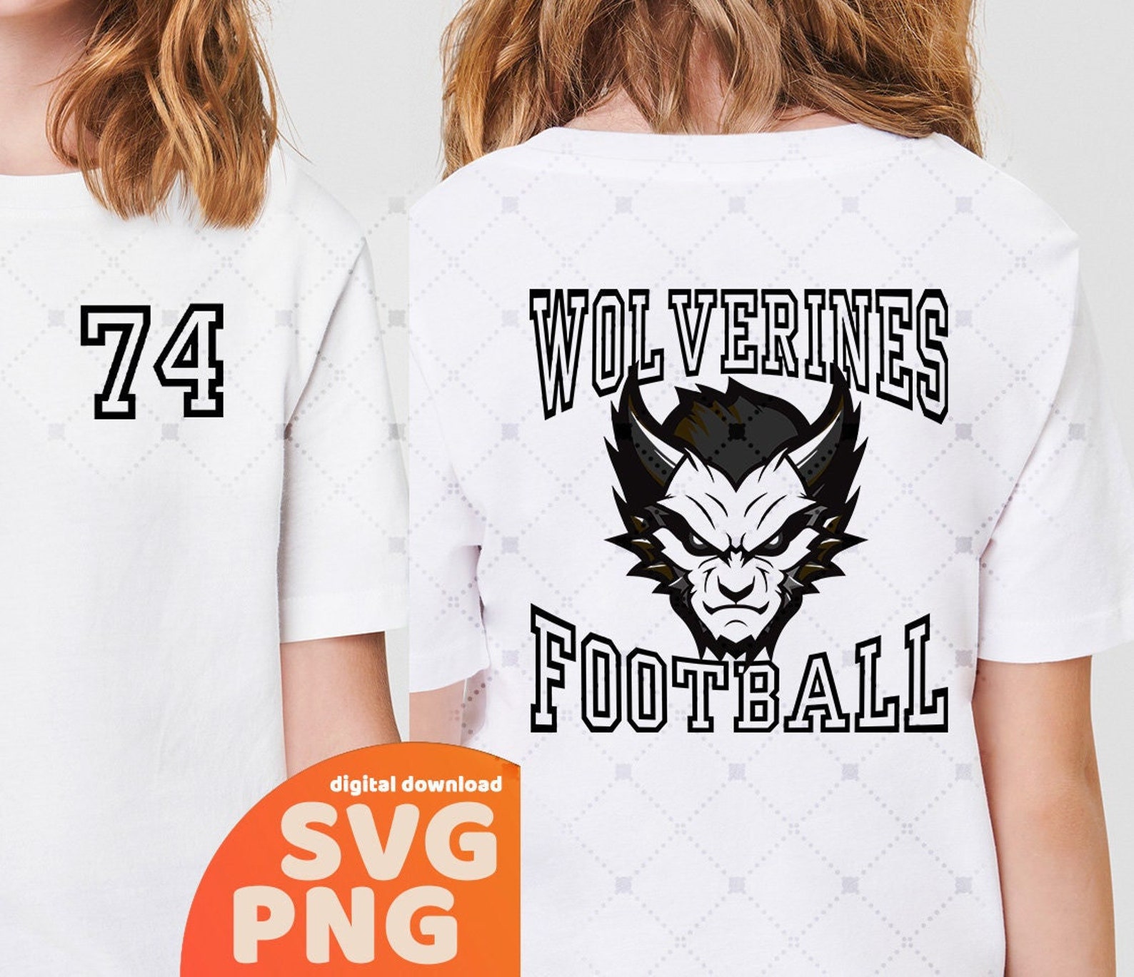 Wolverines Football Svg + Numbers, Wolverines Svg, Football Svg, School ...
