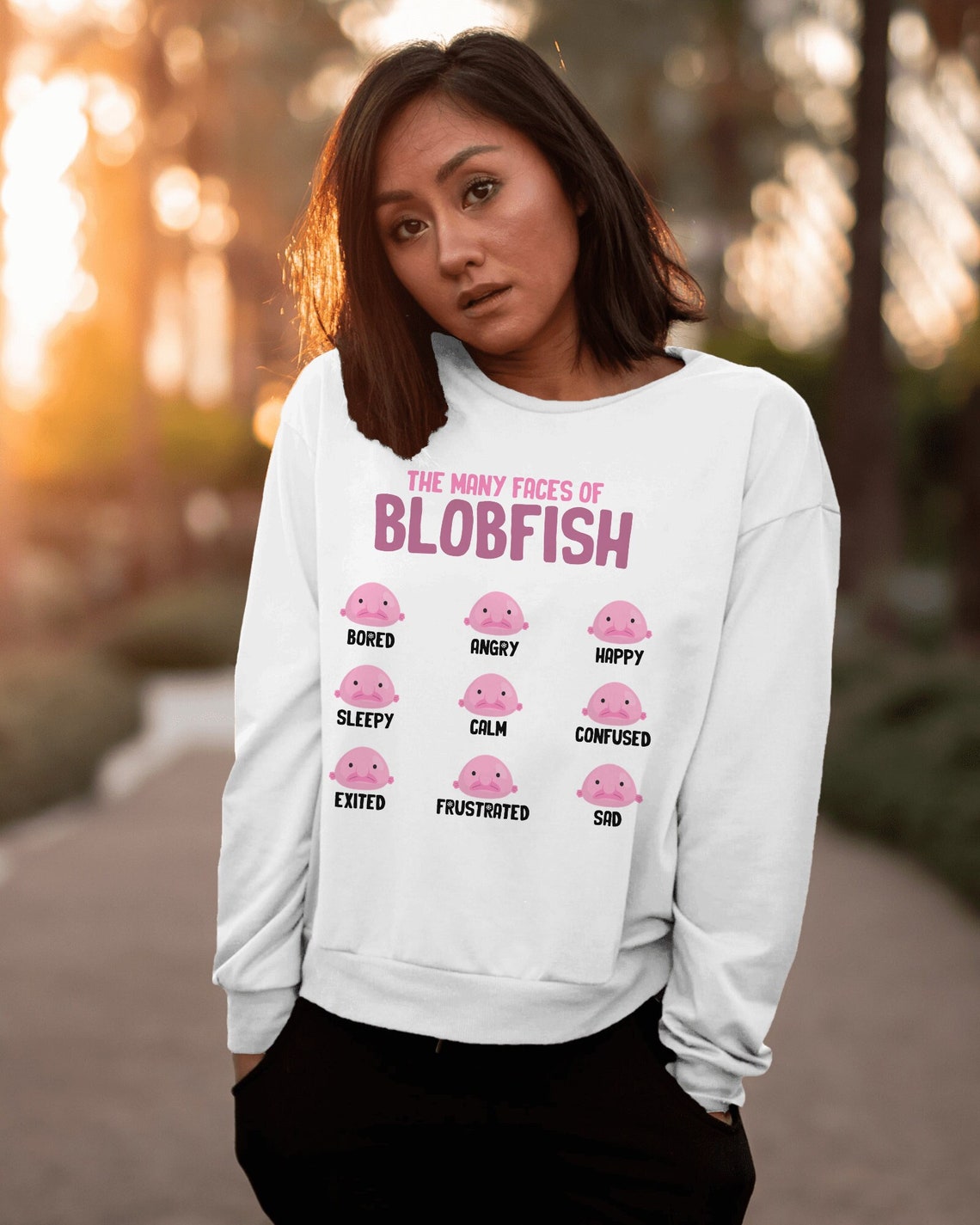 Blobfish Lovers Sweet Animals for Girls SVG, Blobfish Explanation the ...
