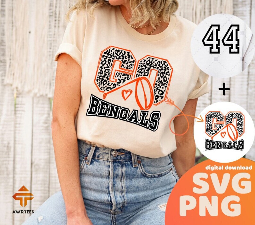 Leopard Go Bengals Svg, Bengals Svg, Football Svg, School Pride ...