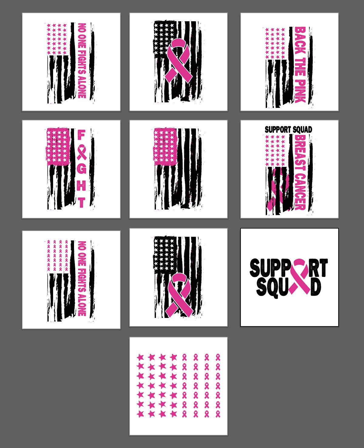 Cancer USA Flag Bundle Svg, Cancer Svg, Fight Svg, Cancer Fight Svg ...