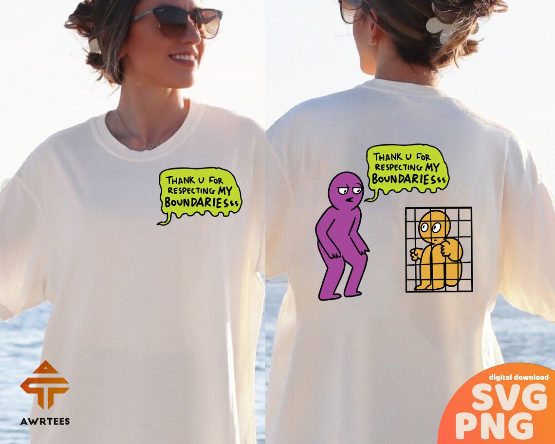 Thank You for Respecting My Boundaries Svg, Sarcastic and Irony Png ...