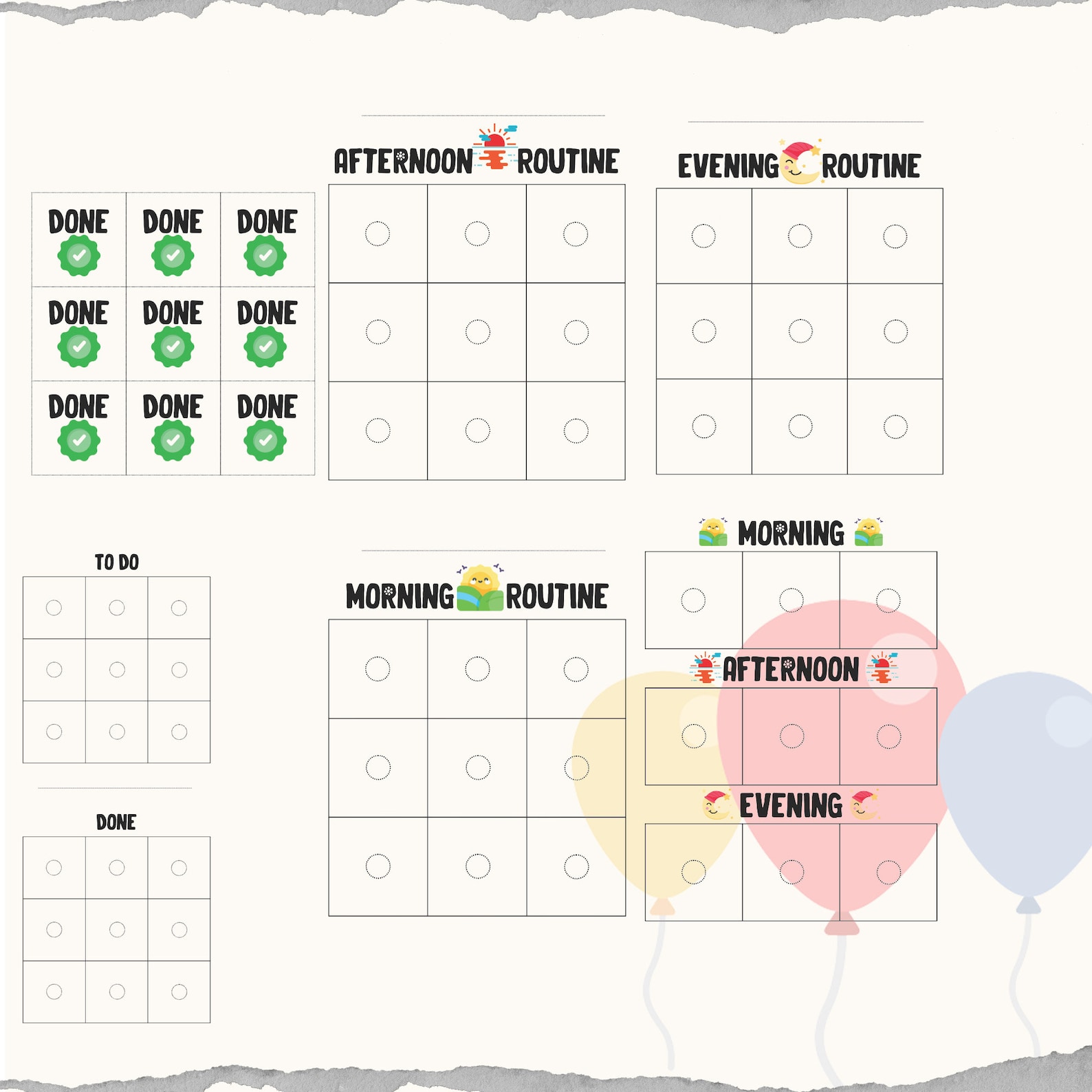Daily Routine Cards Toddler Routine Chart Visual Schedule for Kids ...