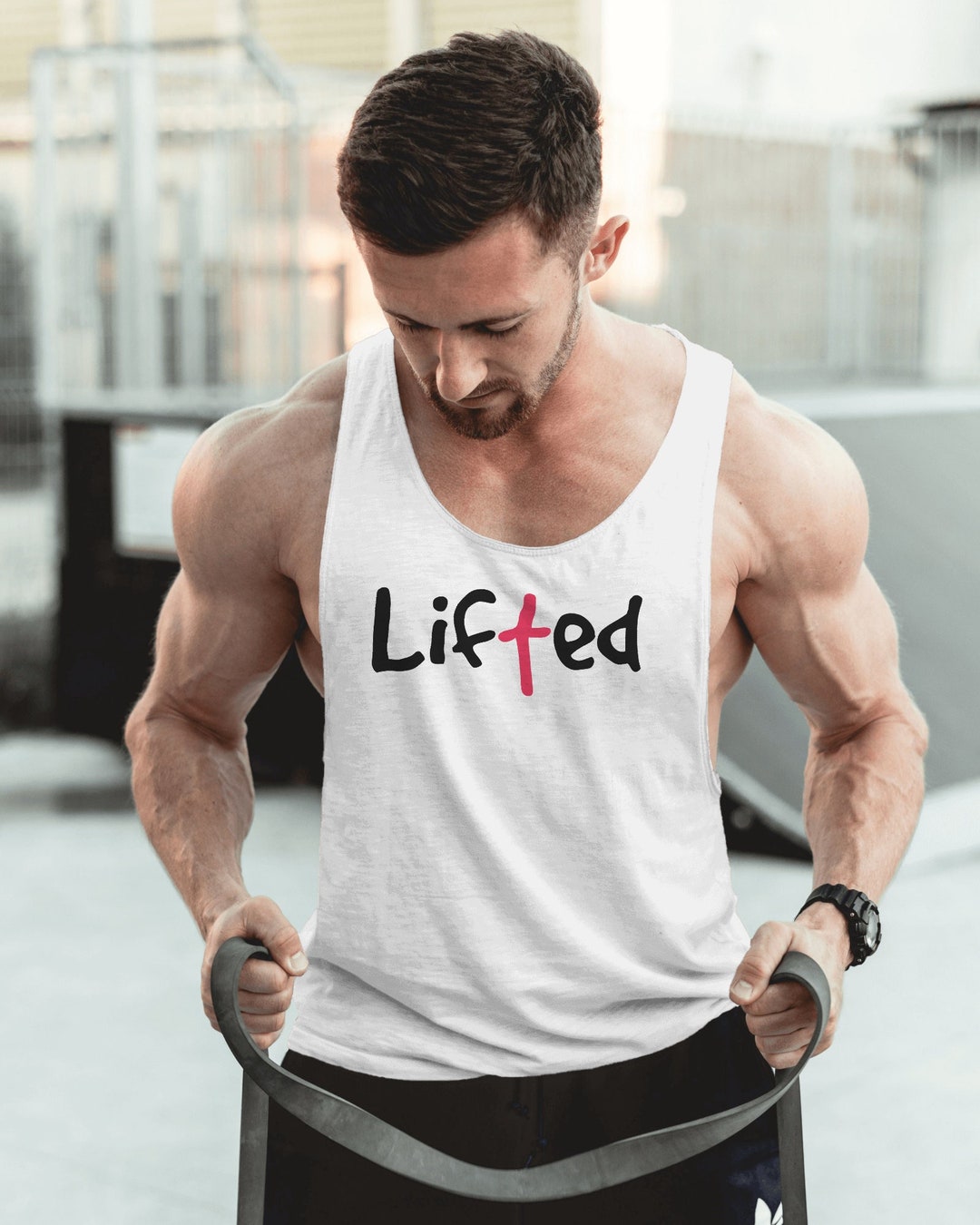 Lifted: Christian Men and Women Svg/png, Inspire Workout , Discipline ...