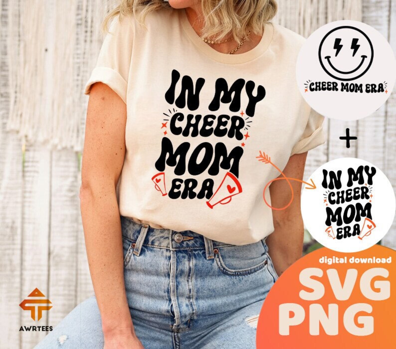 In My Cheer Mom Era Svg Smiley Pocket Design Cheer Mom Svg Cheerleading ...