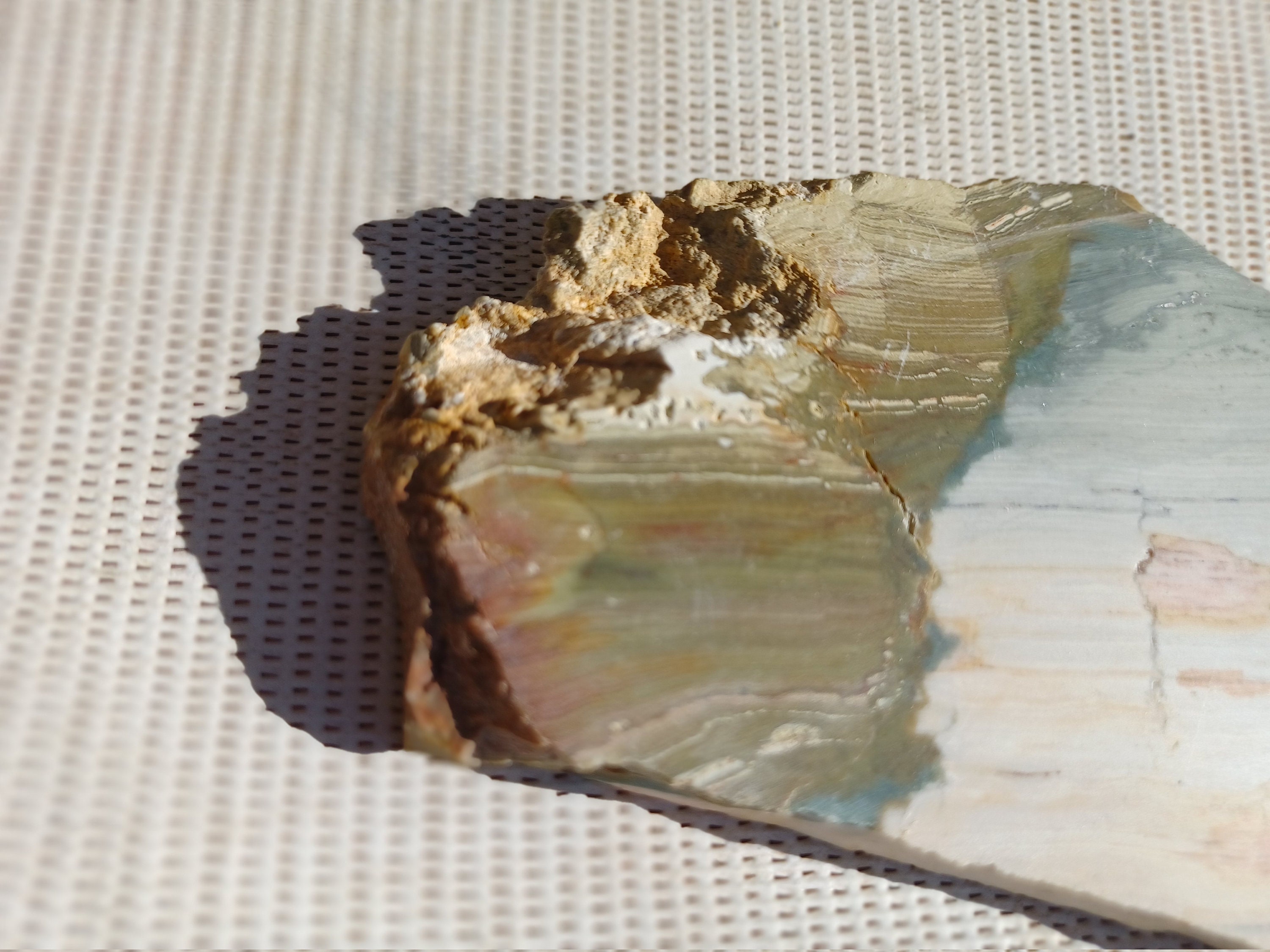 Free Form Decorative Stone Larsonite Seisuki Style with Marble Base ...
