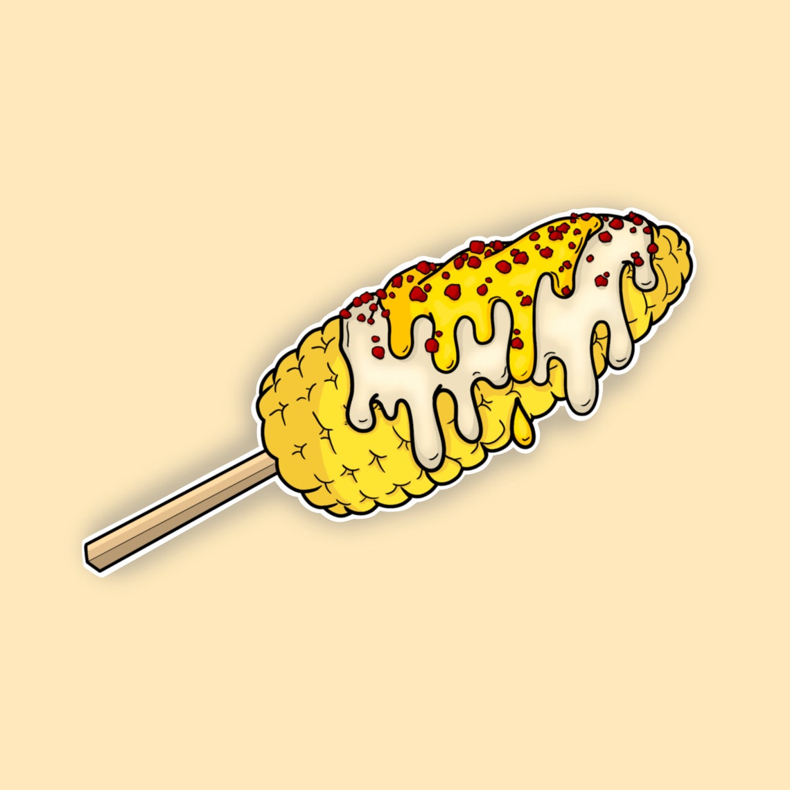 Elote sticker | Etsy