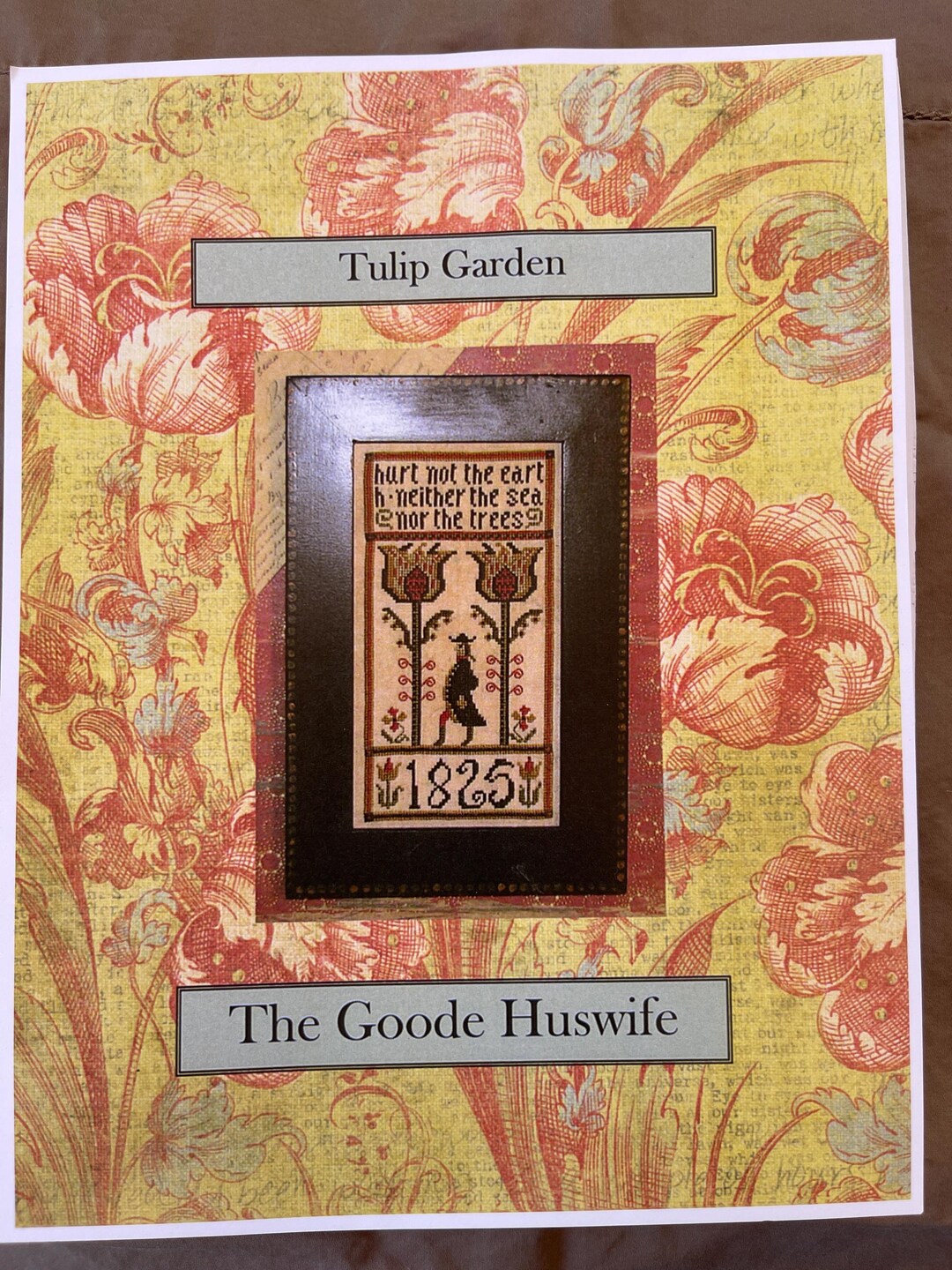 The Goode Huswife Tulip Garden Cross Stitch Pattern - Etsy