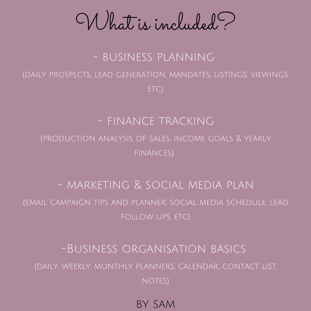 Real Estate Planner Sales Success Listings Email - Etsy