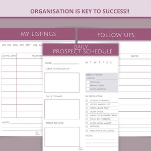 Real Estate Planner Sales Success Listings Email - Etsy