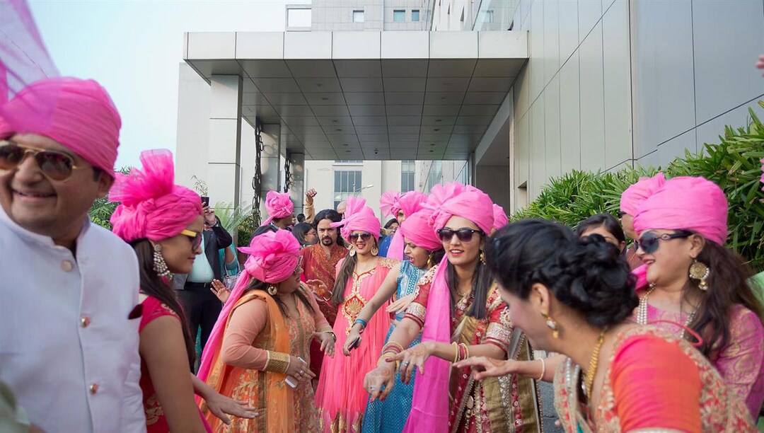 50 Pieces Pink Pagri Groom Barati Royal Nawabi Turban for - Etsy