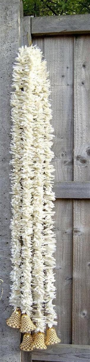 5 Feet White Jasmine Artificial Garland With Bells Flower Home, Party ...