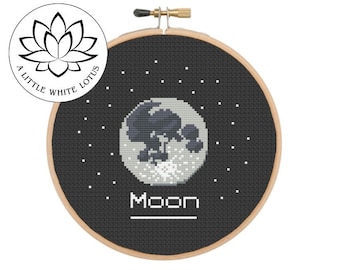 Saturn V Rocket - Cross Stitch PATTERN - Digital Download - Compatible ...