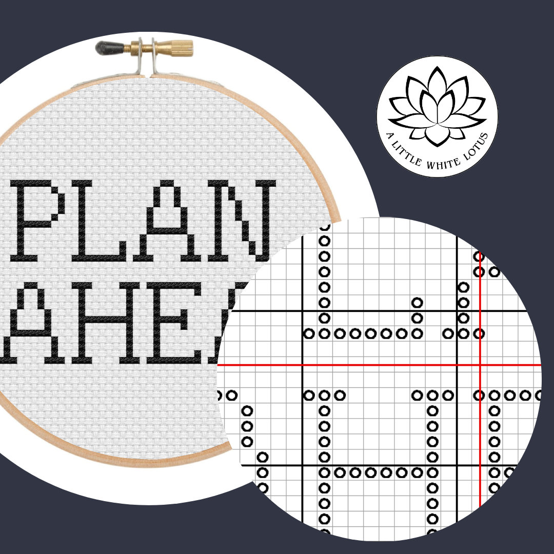 Plan Ahead - Cross Stitch PATTERN - Digital Download - Compatible With ...