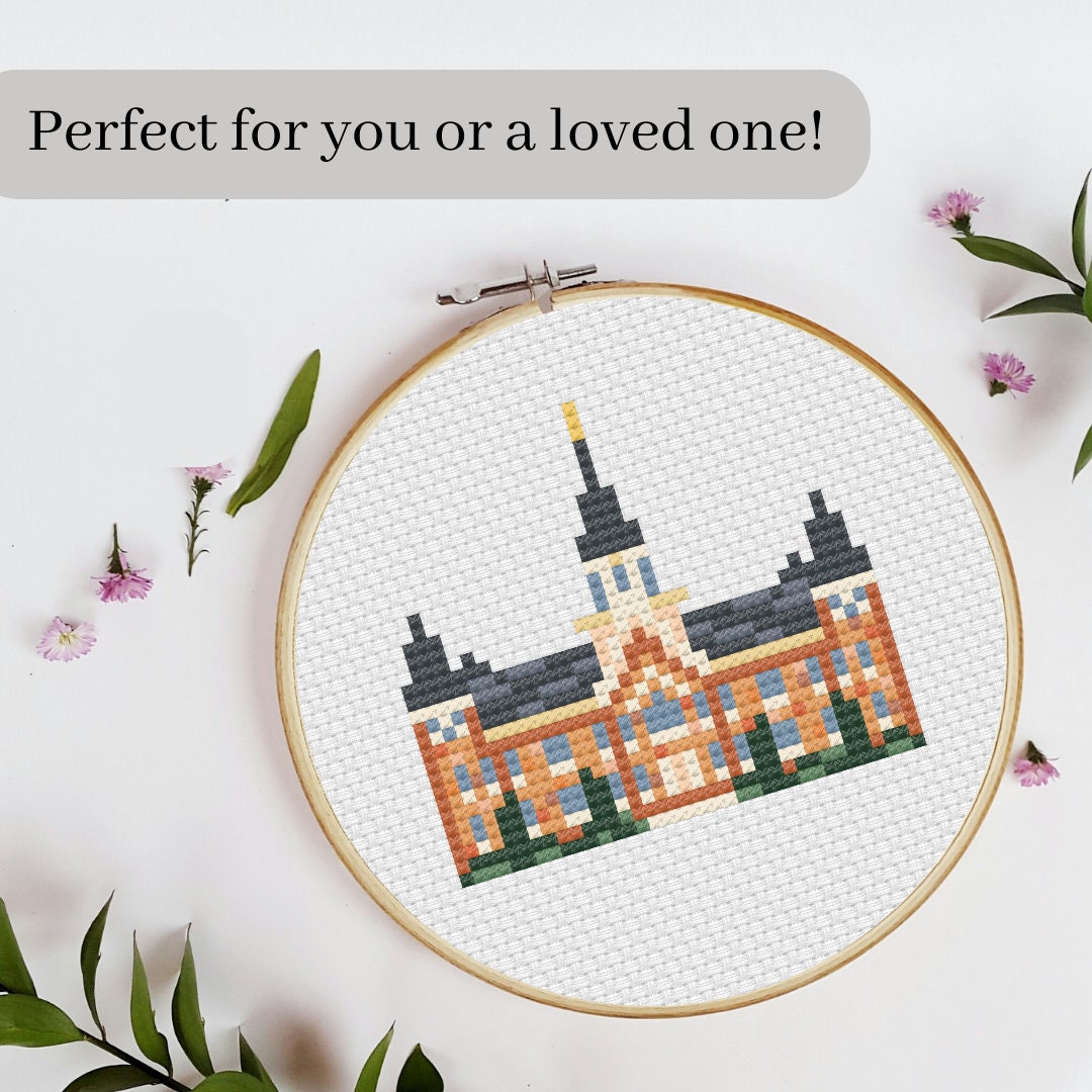 Provo City Center Temple - Cross Stitch PATTERN - Digital Download ...