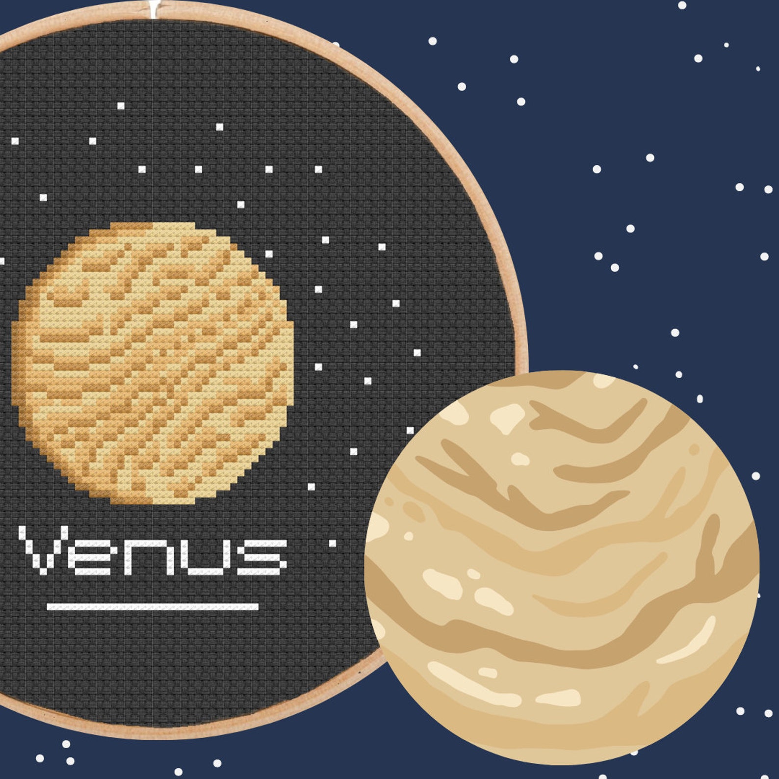 Venus - Cross Stitch PATTERN - Digital Download - Compatible With ...