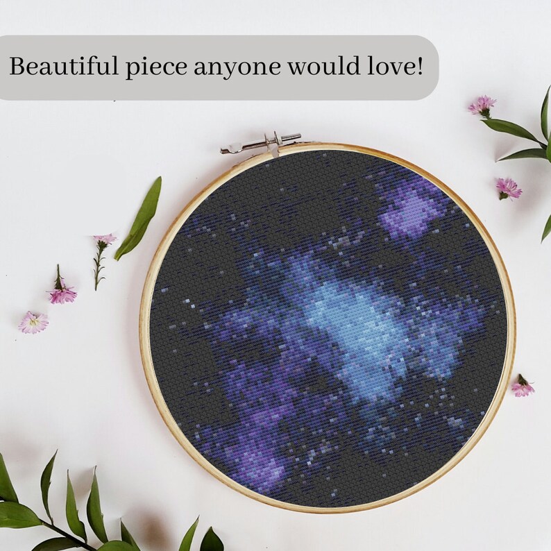 Galaxy of Blue - Cross Stitch PATTERN - Digital Download - Compatible ...