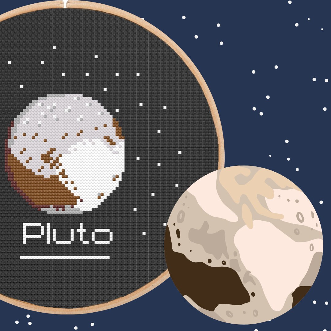 Pluto - Cross Stitch PATTERN - Digital Download - Compatible With ...