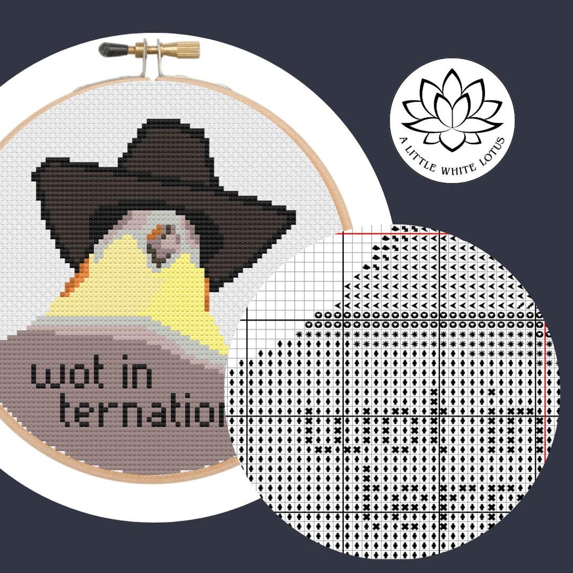 Wot in Ternation - Cross Stitch PATTERN -digital Download- Compatible ...