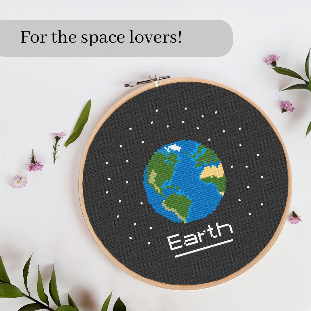 Earth - Cross Stitch PATTERN - Digital Download - Compatible With ...