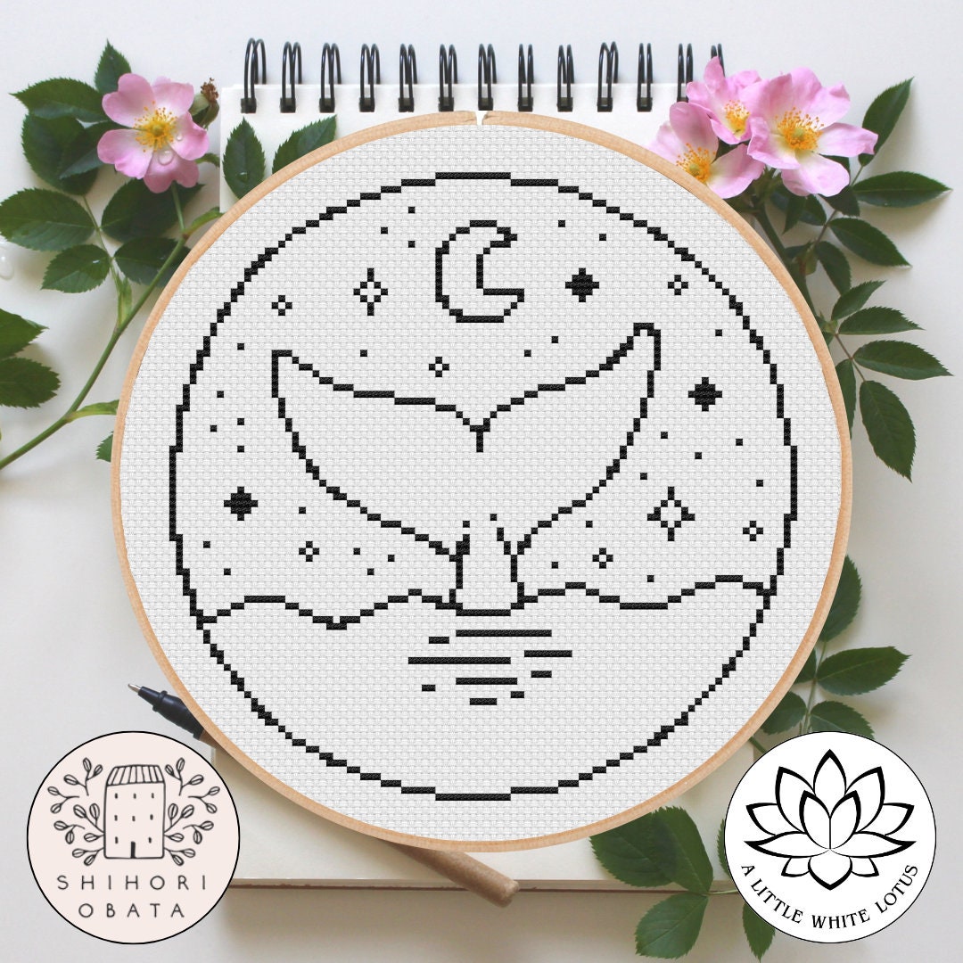 Whale Tail Under the Night Sky - Collab With Shihori Obata - Cross ...