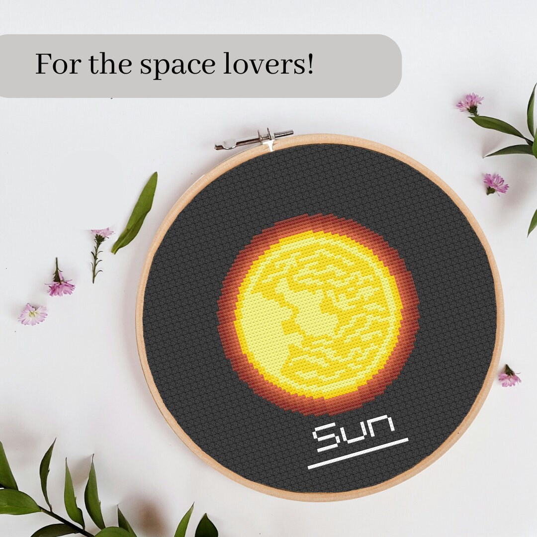 The Sun - Cross Stitch PATTERN - Digital Download - Compatible With ...