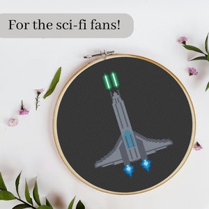 X-95 Starfighter - Cross Stitch PATTERN - Digital Download - Compatible ...