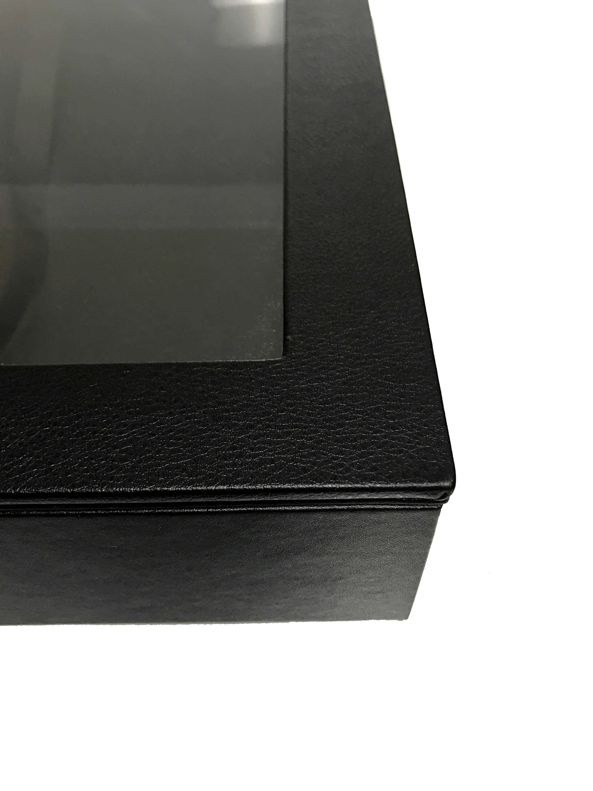 Clear Acrylic (see Through) Album Box (black Leatherette) - Etsy