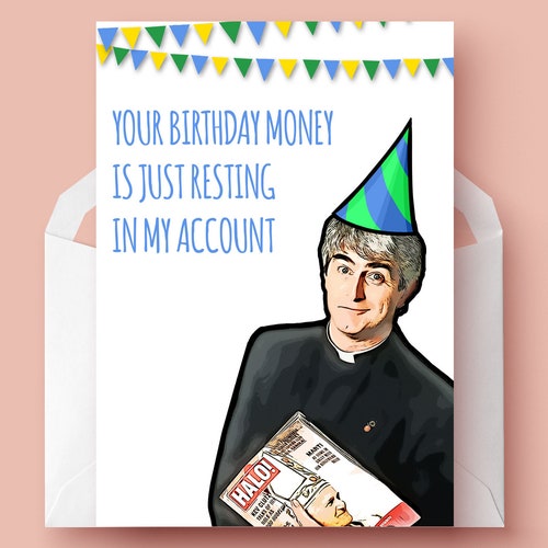 Father Ted Birthday Card Father Ted Personalised Birthday | Etsy