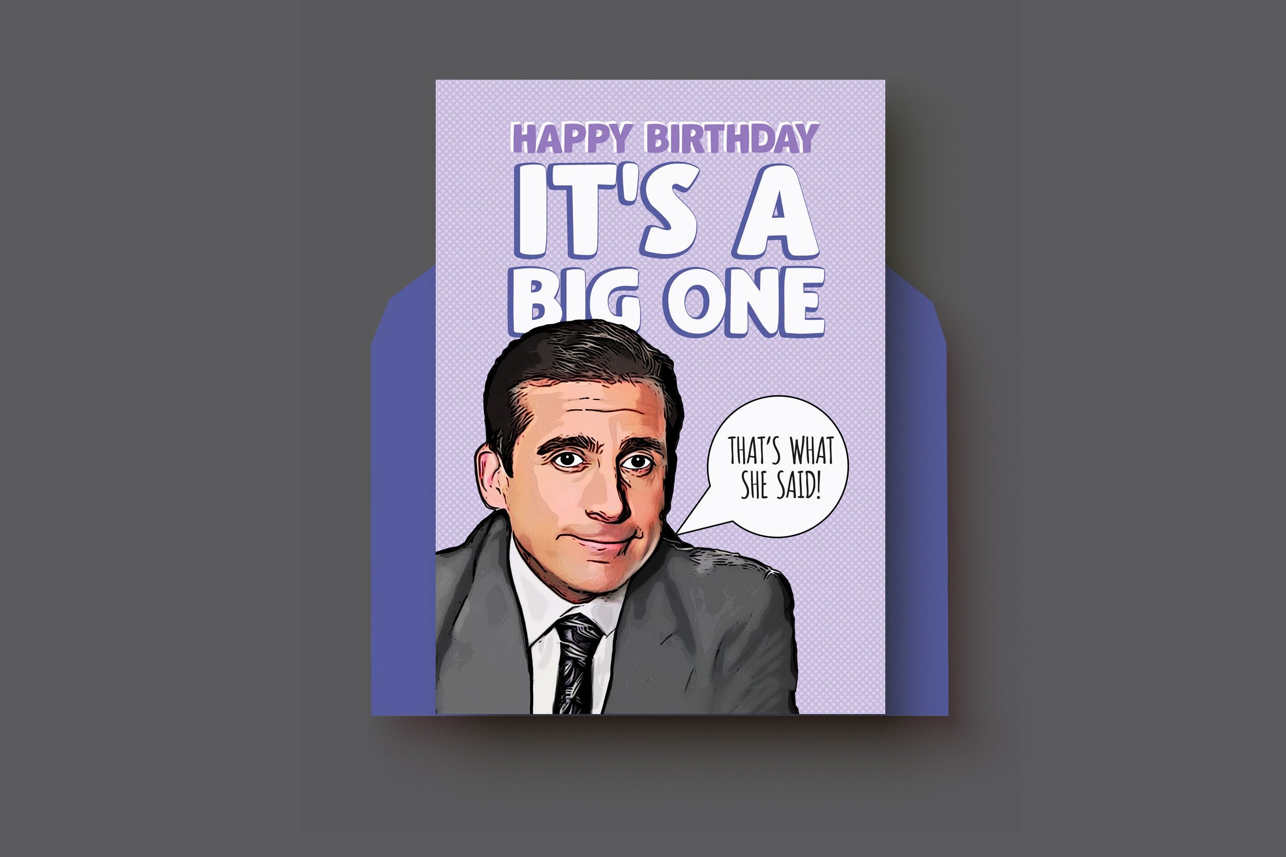 The Office Birthday Card | Michael Scott Card | Michael Scott - Etsy UK