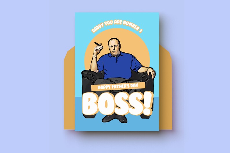 Tony Soprano Father's Day CARD Sopranos Irish Greeting | Etsy
