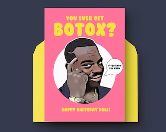Funny Botox Card - Etsy