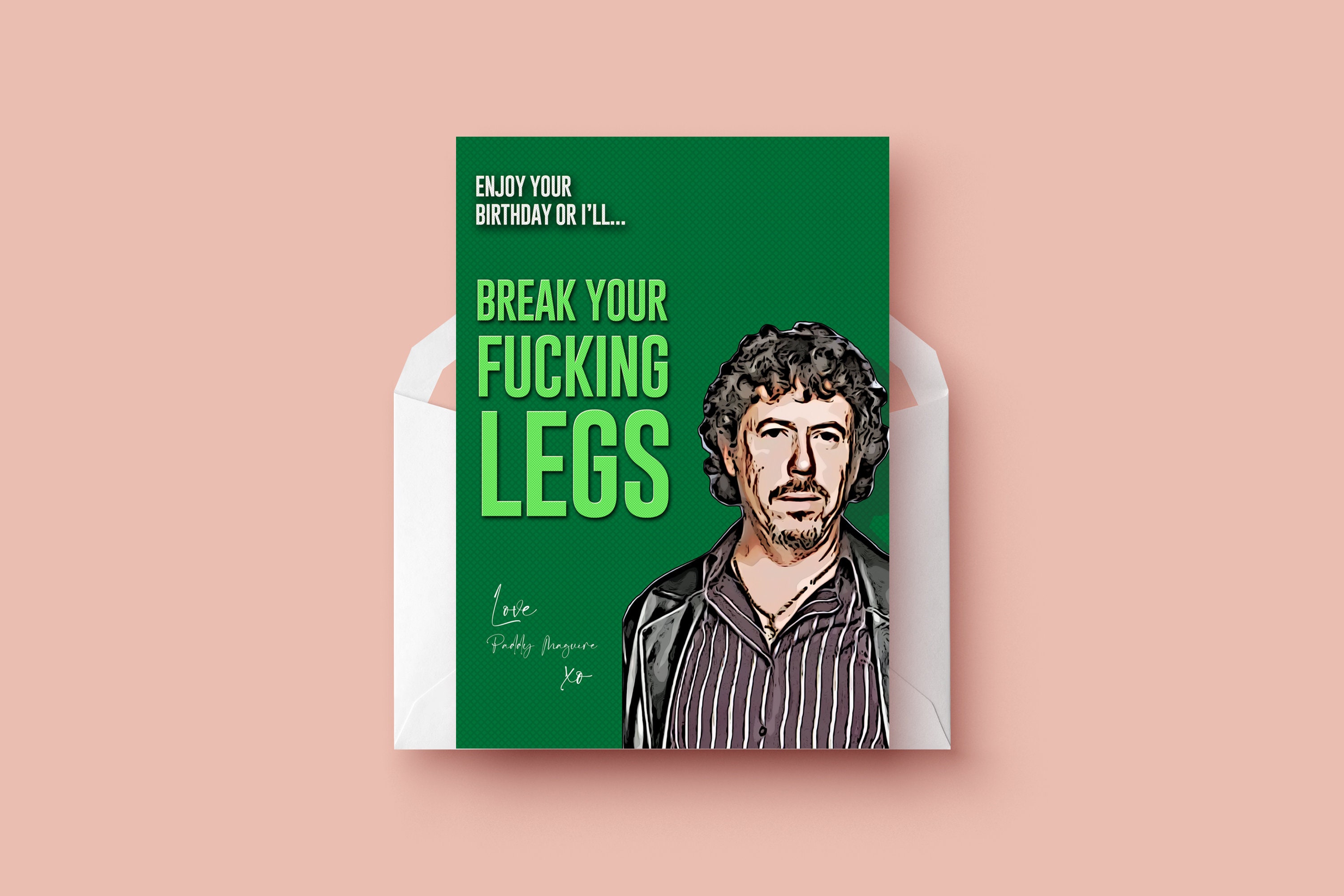 Shameless Birthday Card |paddy Maguire Birthday Card | Shameless UK ...
