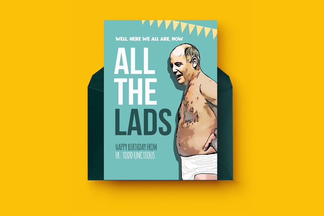 Father Ted Birthday Card | Father Ted - Etsy