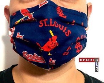 St Louis Cardinals Face Mask - Etsy