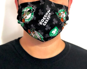 Celtics Face Mask - Etsy