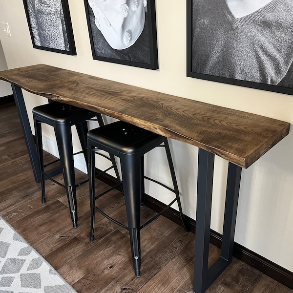 Live Edge Slab Bar - Etsy