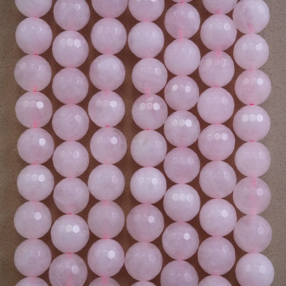 Rose Quartz Beads (round)(faceted)(4mm)(6mm)(8mm)(10mm)(16"strand) - Etsy