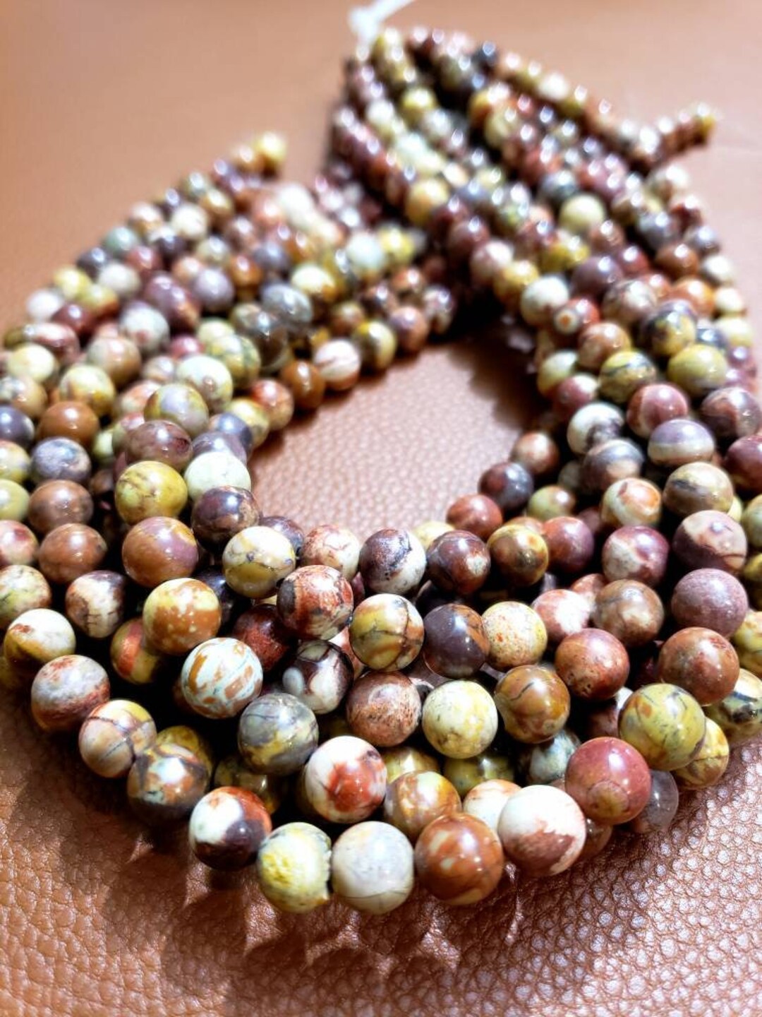 Bird's Eye Rhyolite Natural Beads roundsmooth4mm6mm8mm10mm16strand - Etsy