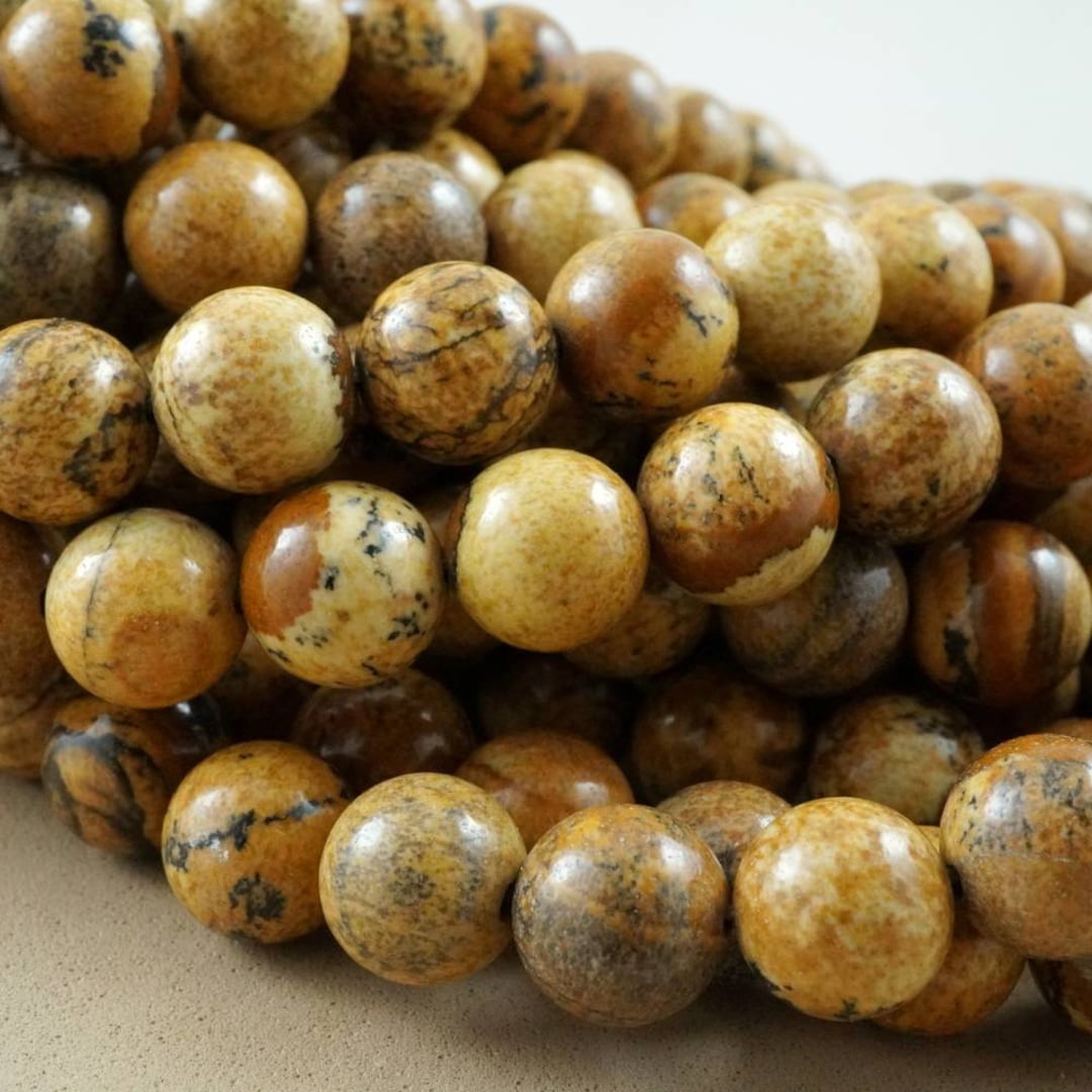 Picture Jasper Beads (round)(smooth)(4mm)(6mm)(8mm)(10mm)(12mm)(16 ...