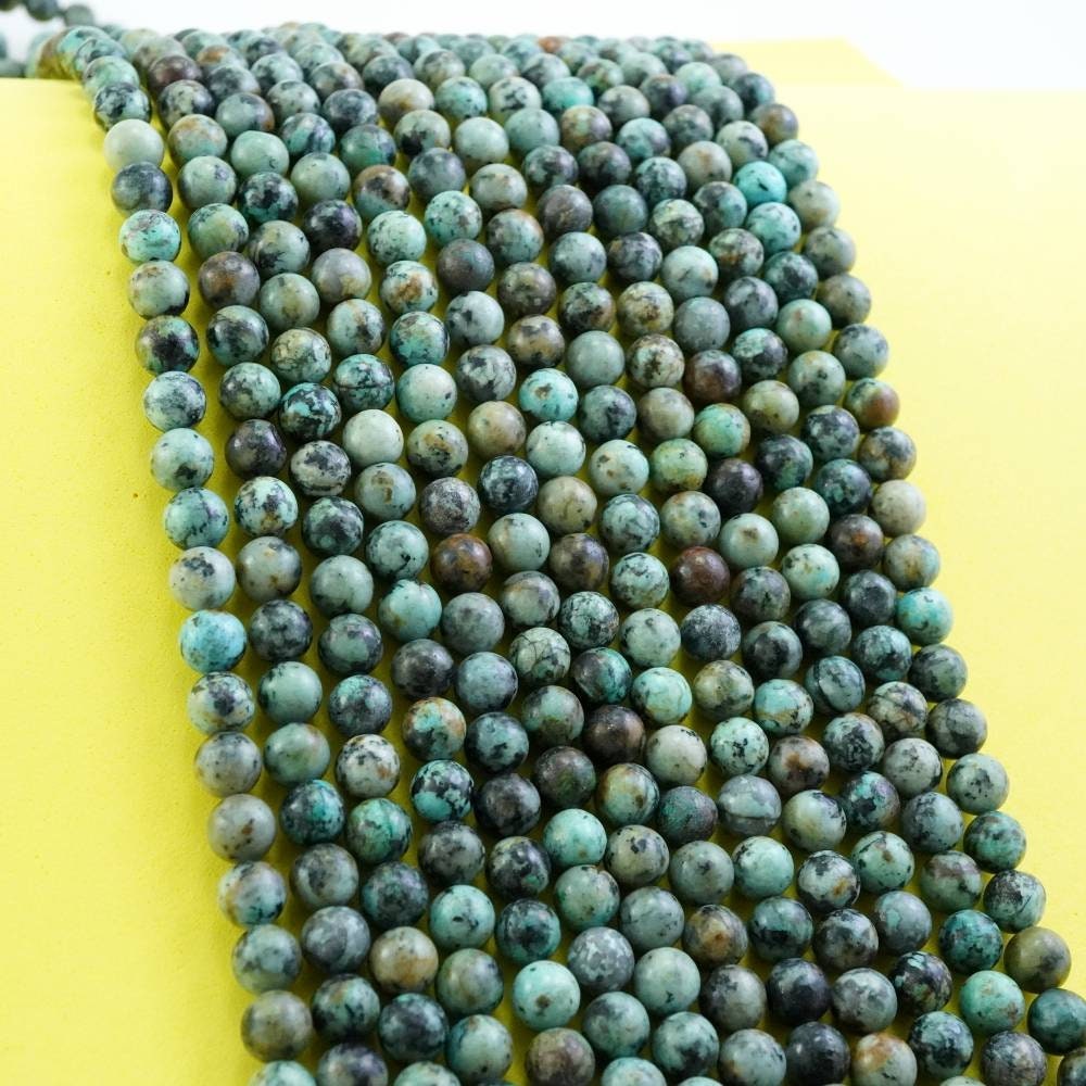 African Turquoise Jasper Beads | Etsy