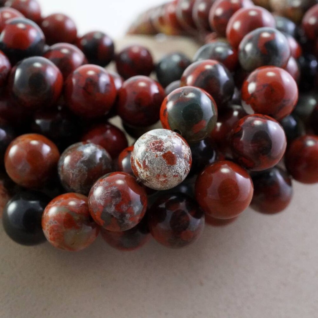 Poppy Jasper Beads (round)(smooth)(6mm)(8mm)(10mm)(16"strand) - Etsy