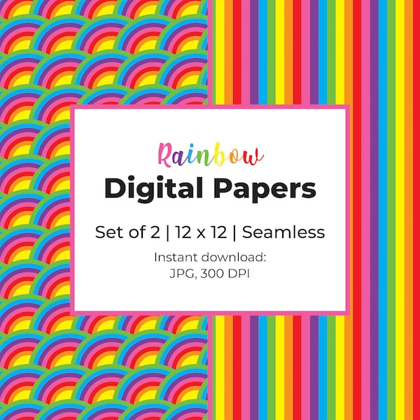 Rainbow Stripe - Etsy