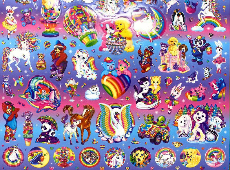 Bendon Lisa Frank Coloring and Activity Pad & Diva Fashions Sticker ...