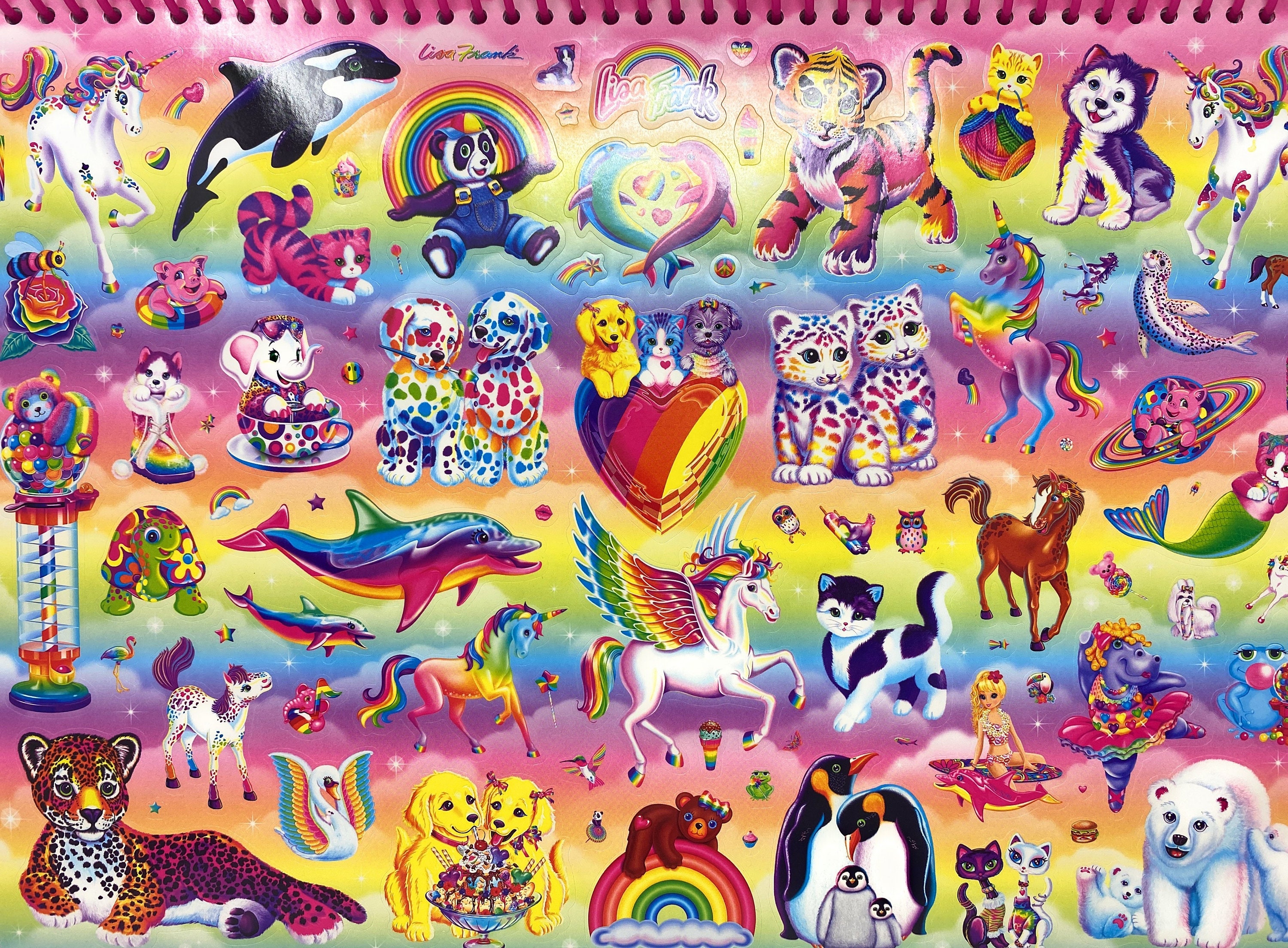 Bendon Lisa Frank Coloring and Activity Pad & Diva Fashions Sticker ...