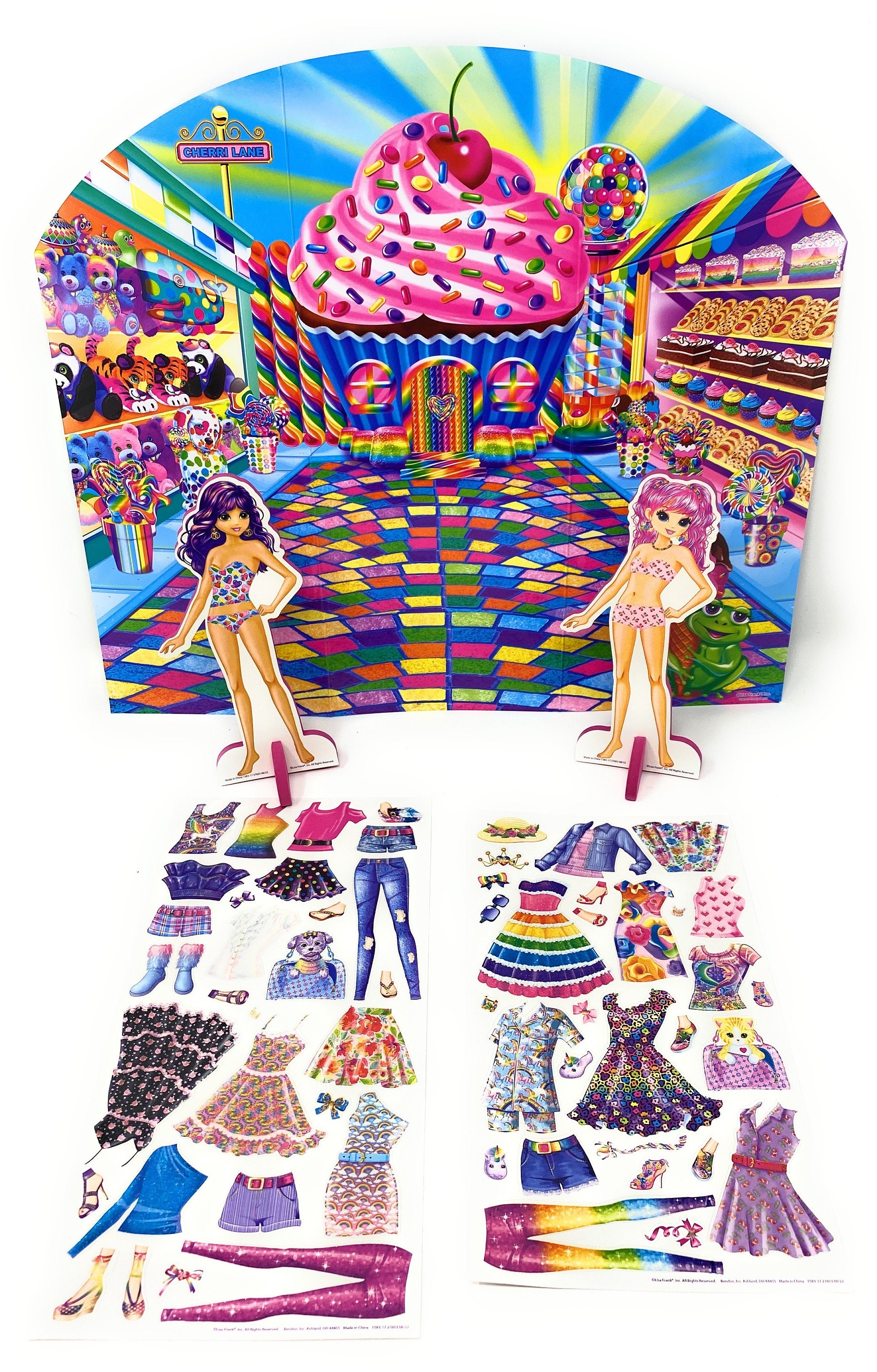 Bendon Lisa Frank Coloring and Activity Pad & Diva Fashions Sticker ...